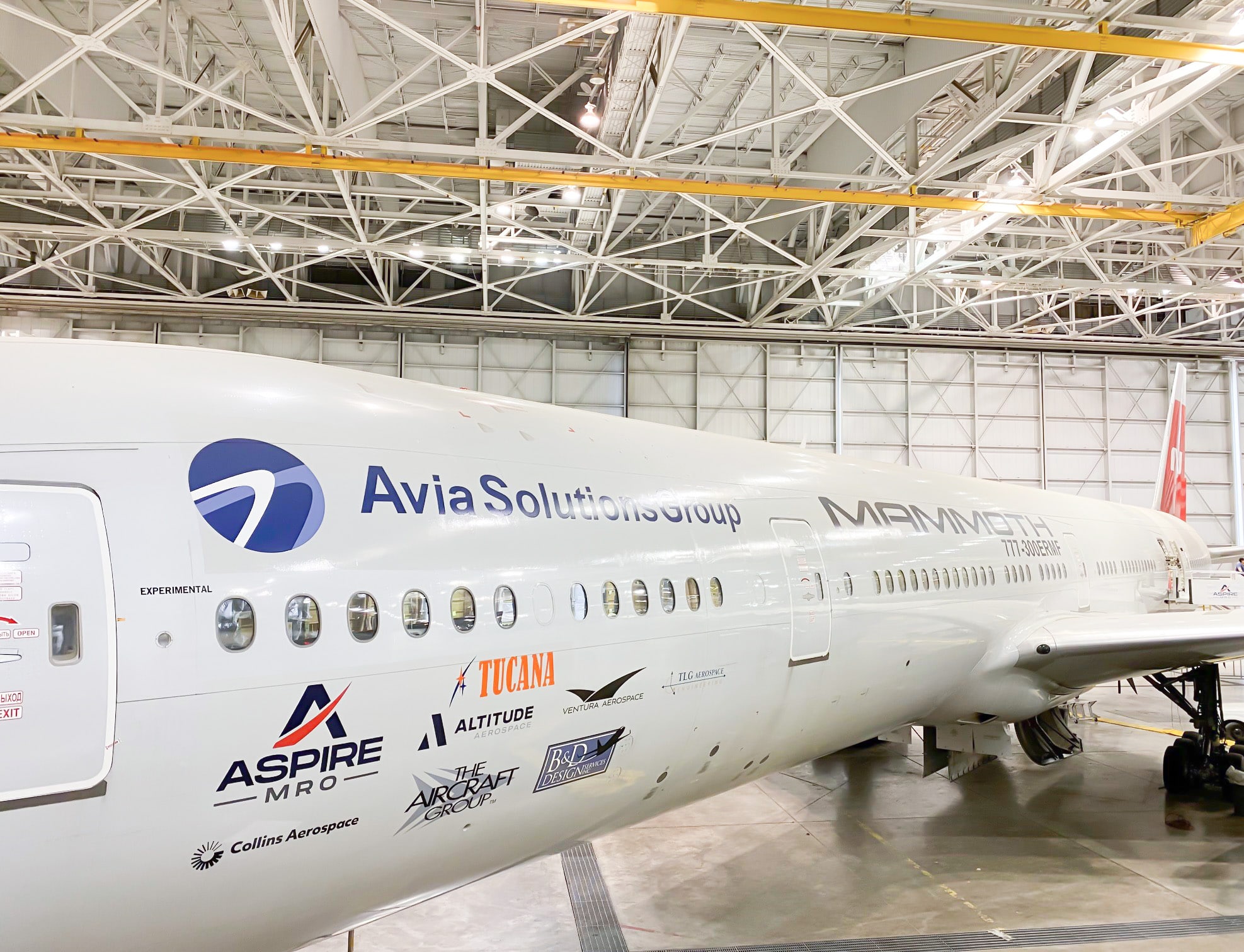 Mammoth inducts prototype 777-300ERMF conversion - Cargo Facts